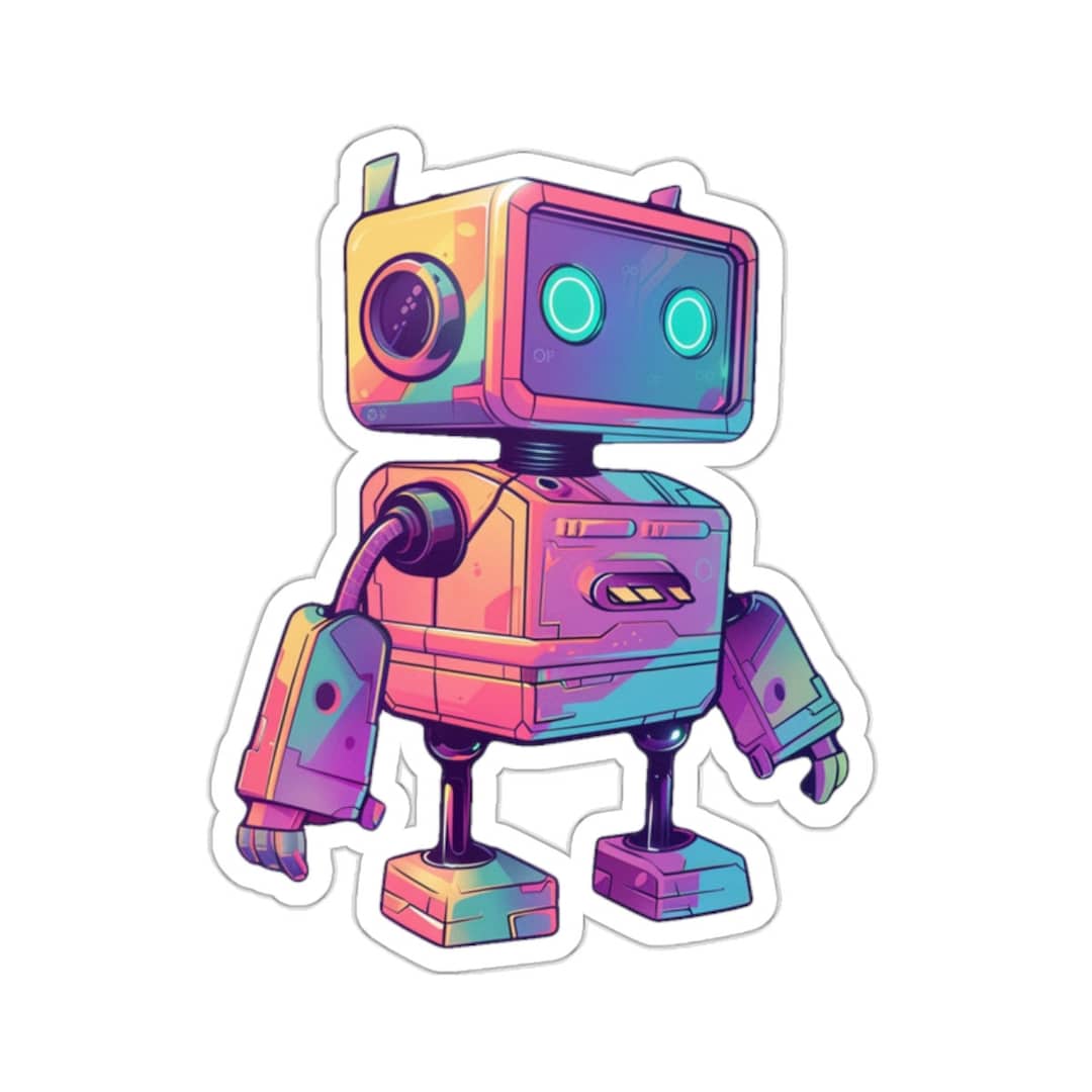 Robot Sticker Robot Decal Robot Decal Robot Stickers for Scrapbooking ...