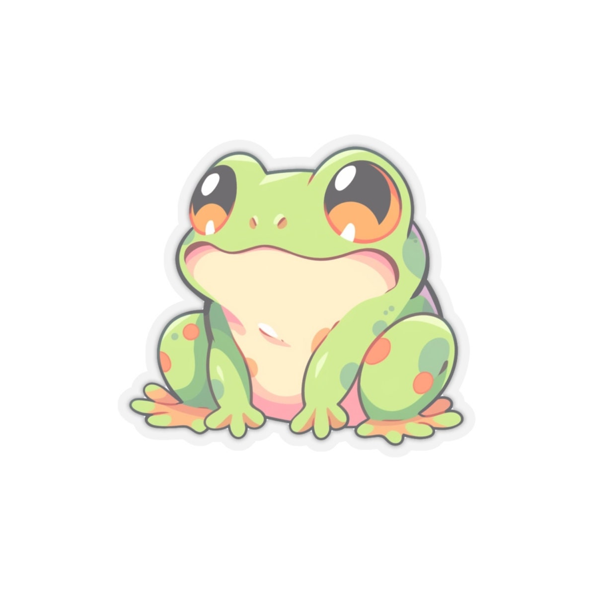 Cute Frog Sticker Frog Sticker Frog Decal Laptop Decal Stickers for ...