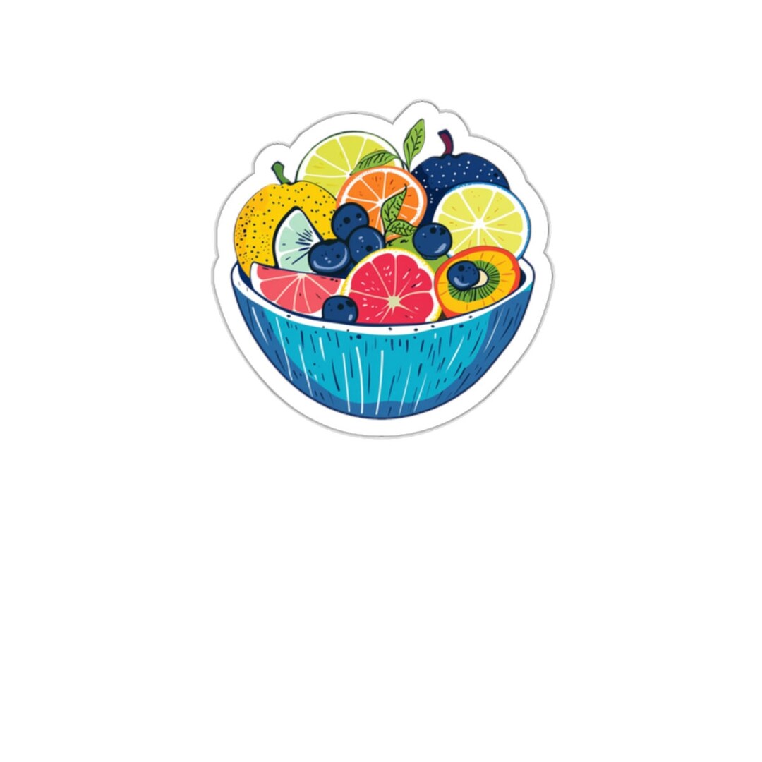 Fruit Bowl Sticker 13+ Decals Perfect for Deck Boxes, Tumblers, Laptops ...