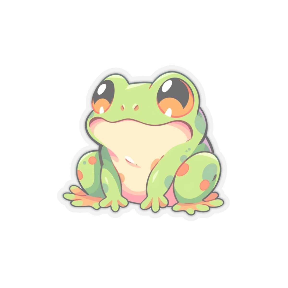Cute Frog Sticker Frog Sticker Frog Decal Laptop Decal Stickers for ...