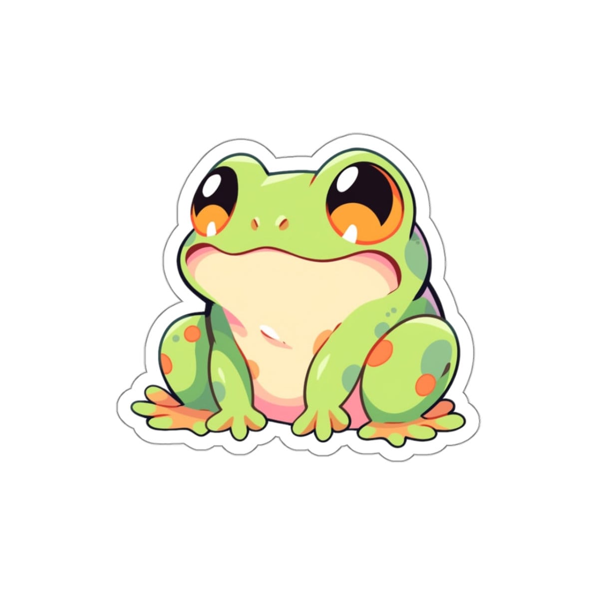 Cute Frog Sticker Frog Sticker Frog Decal Laptop Decal Stickers for ...