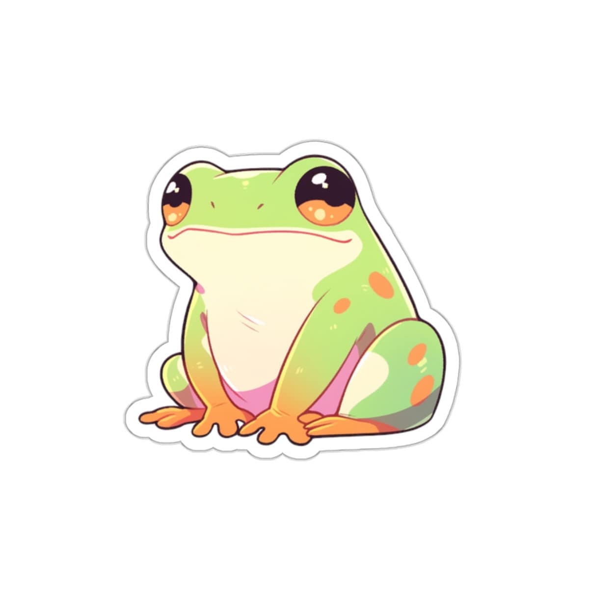 Cute Frog Sticker Frog Sticker Frog Decal Laptop Decal Stickers for ...