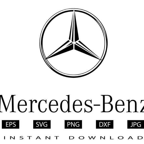 Mercedes Car Logo Wall - Etsy