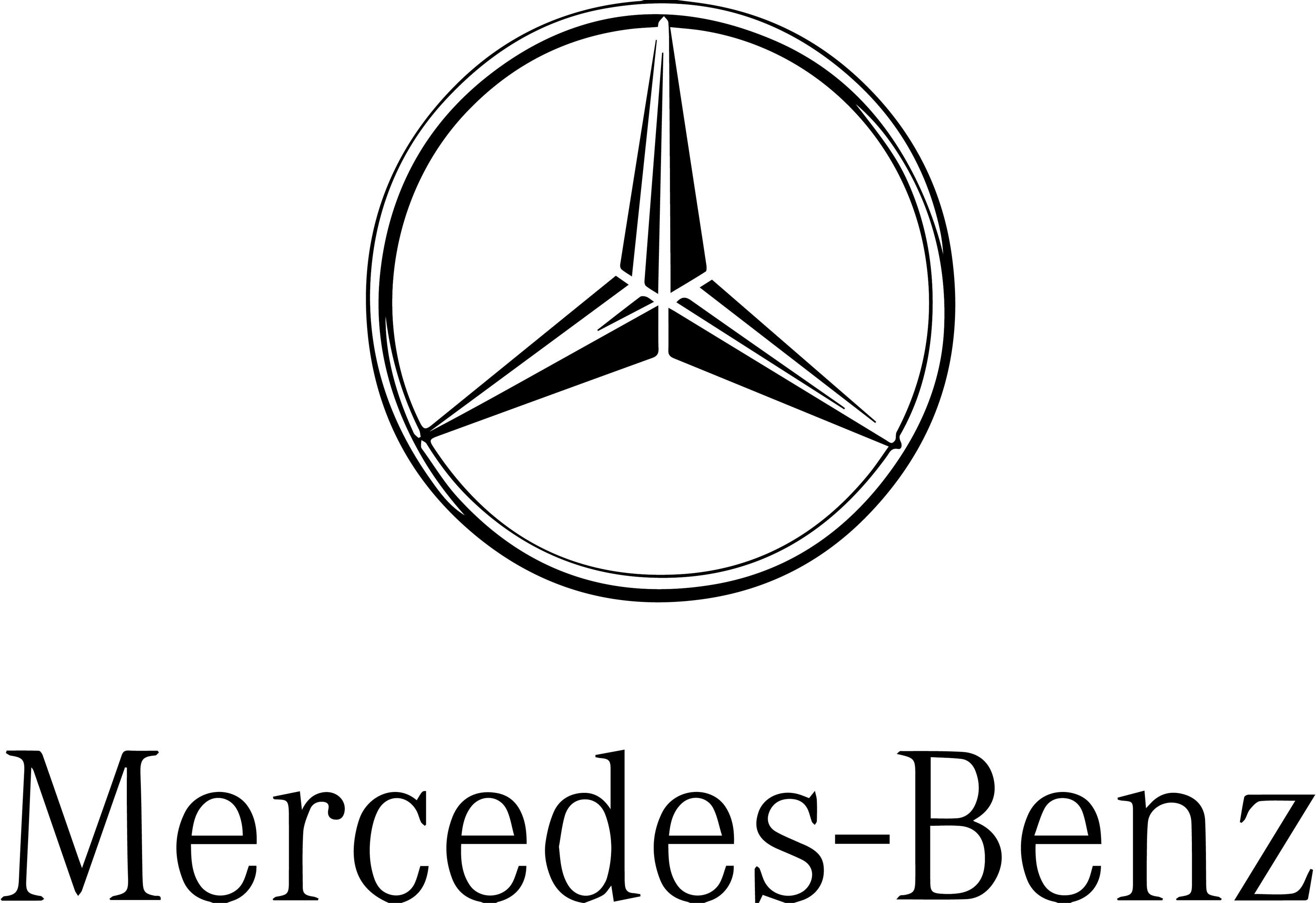 Mercedes Benz Vector / Instant Download / Print Cut Template / PNG ...