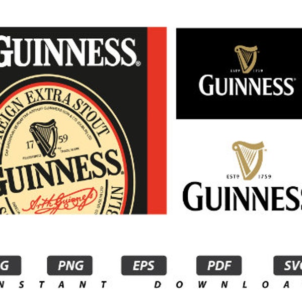 Guinness Svg - Etsy UK