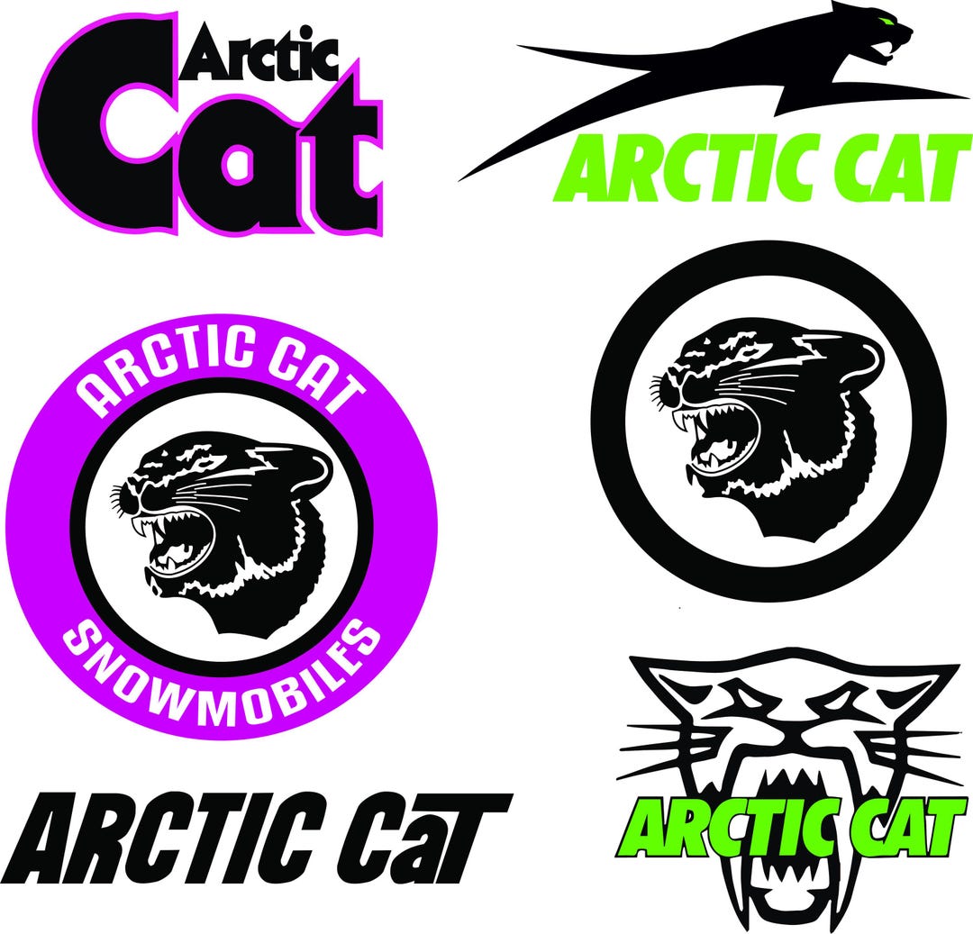 Arctic Cat Vector / Instant Download / Print Cut Template / Png / Svg ...