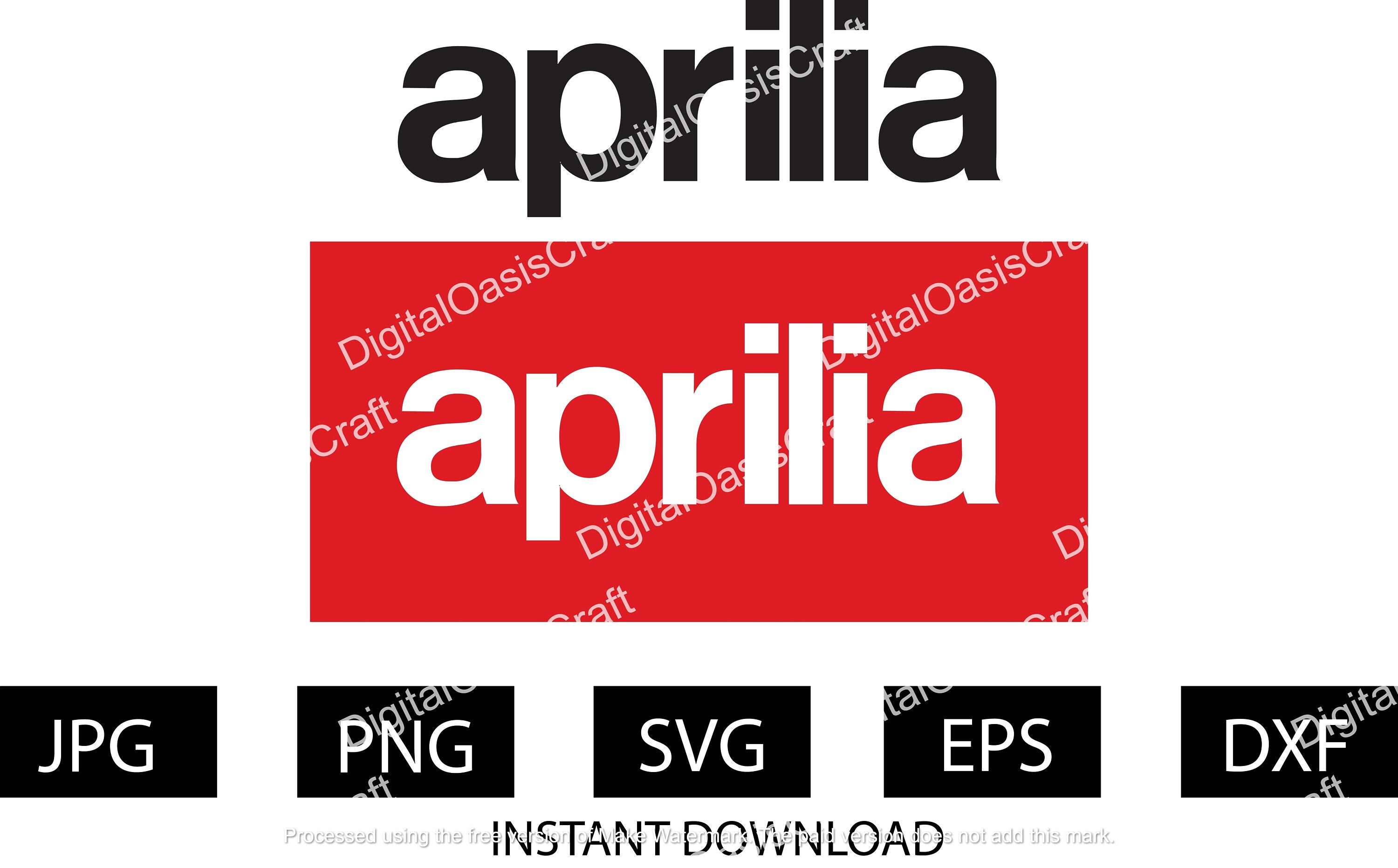 Aprilia Motorcycle Logo / Digital Download / Svg / Eps / Dxf / Instant ...