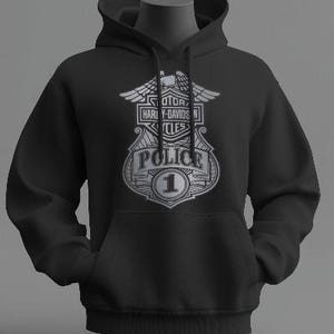 Harley Davidson Police Vector / Instant Download / Print Cut Template ...