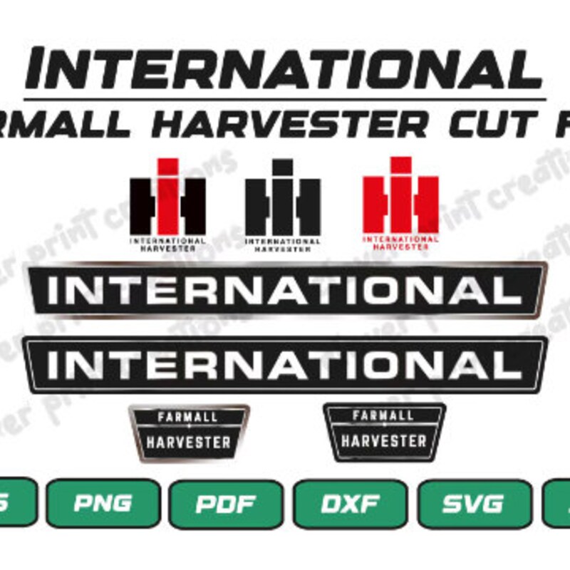 International Harvester Svg - Etsy
