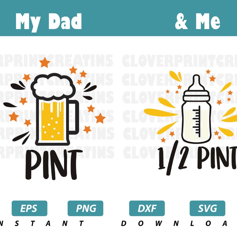 Pink and Half Pint Png - Etsy