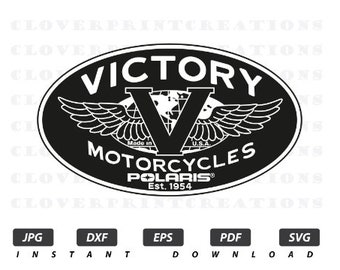 Victory Motorcycles Vector / Instant Download / Print Cut Template ...