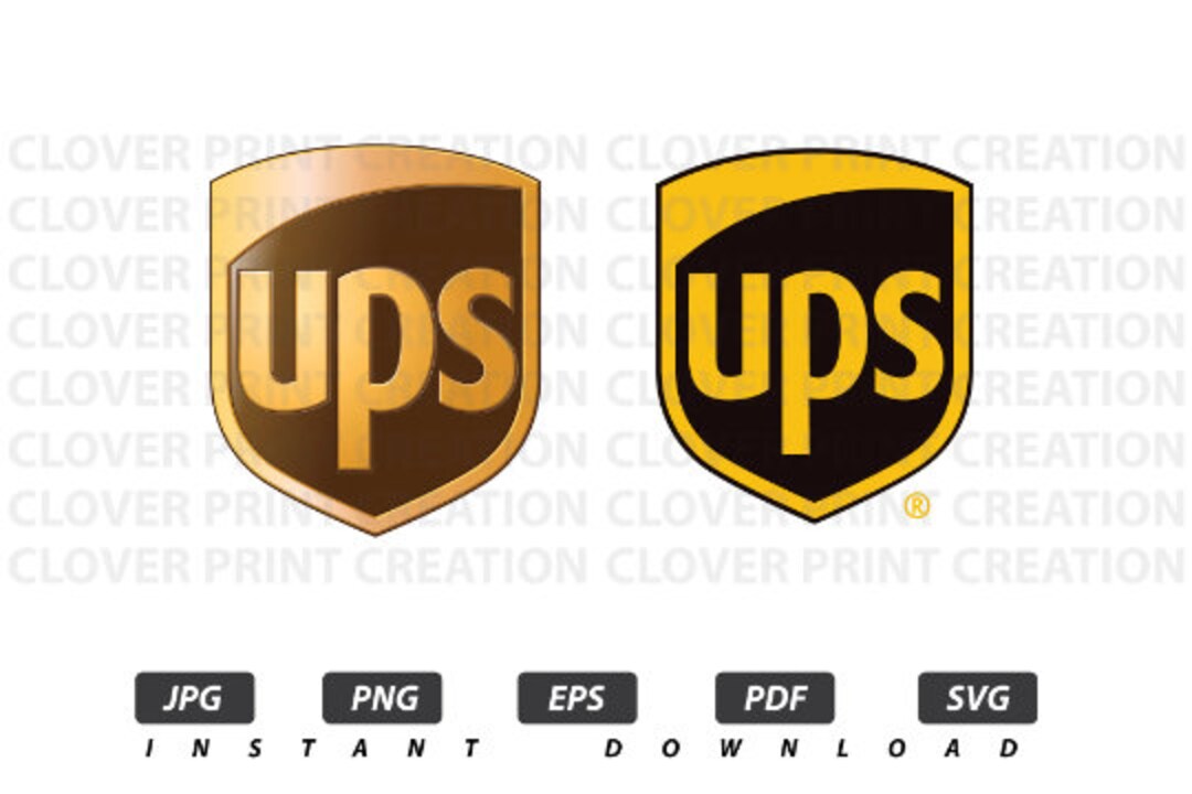 UPS United Parcel Service Vector / 2 Designs / Instant Download / Print ...