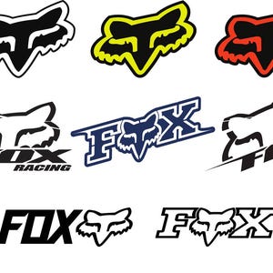Fox Racing Vector / Instant Download / Print Cut Template / Png / Svg ...