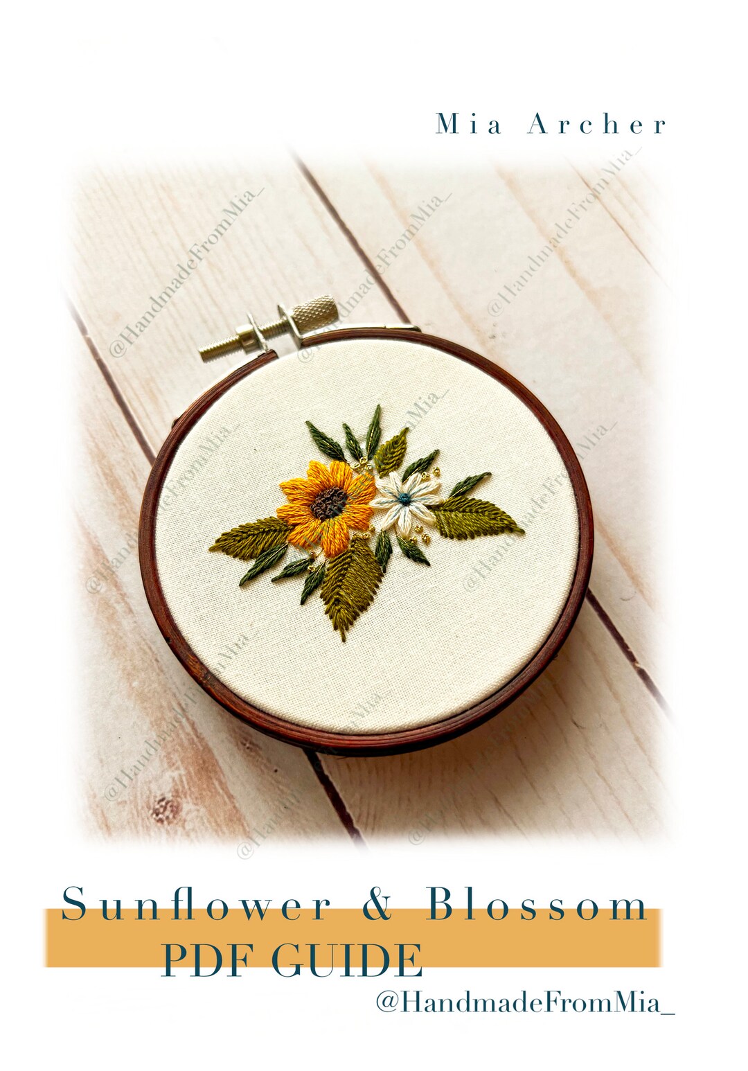 Sunflower & Daisy PDF Guide - Etsy