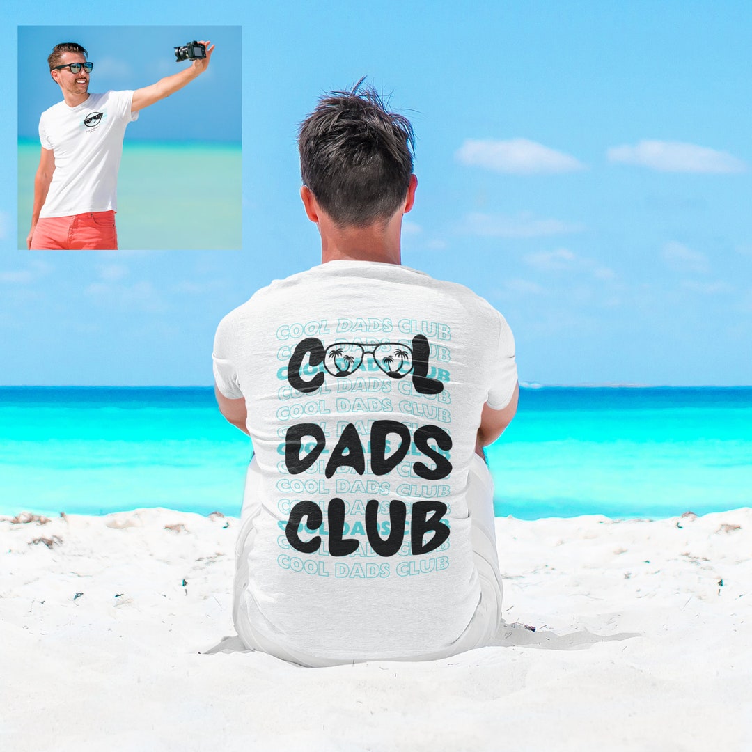 Custom Cool Dads Club Shirt Front and Back Printed, Fathers Day Gift ...