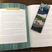 Quilted Fabric Handmade Scenery Bookmark With Charm - Etsy