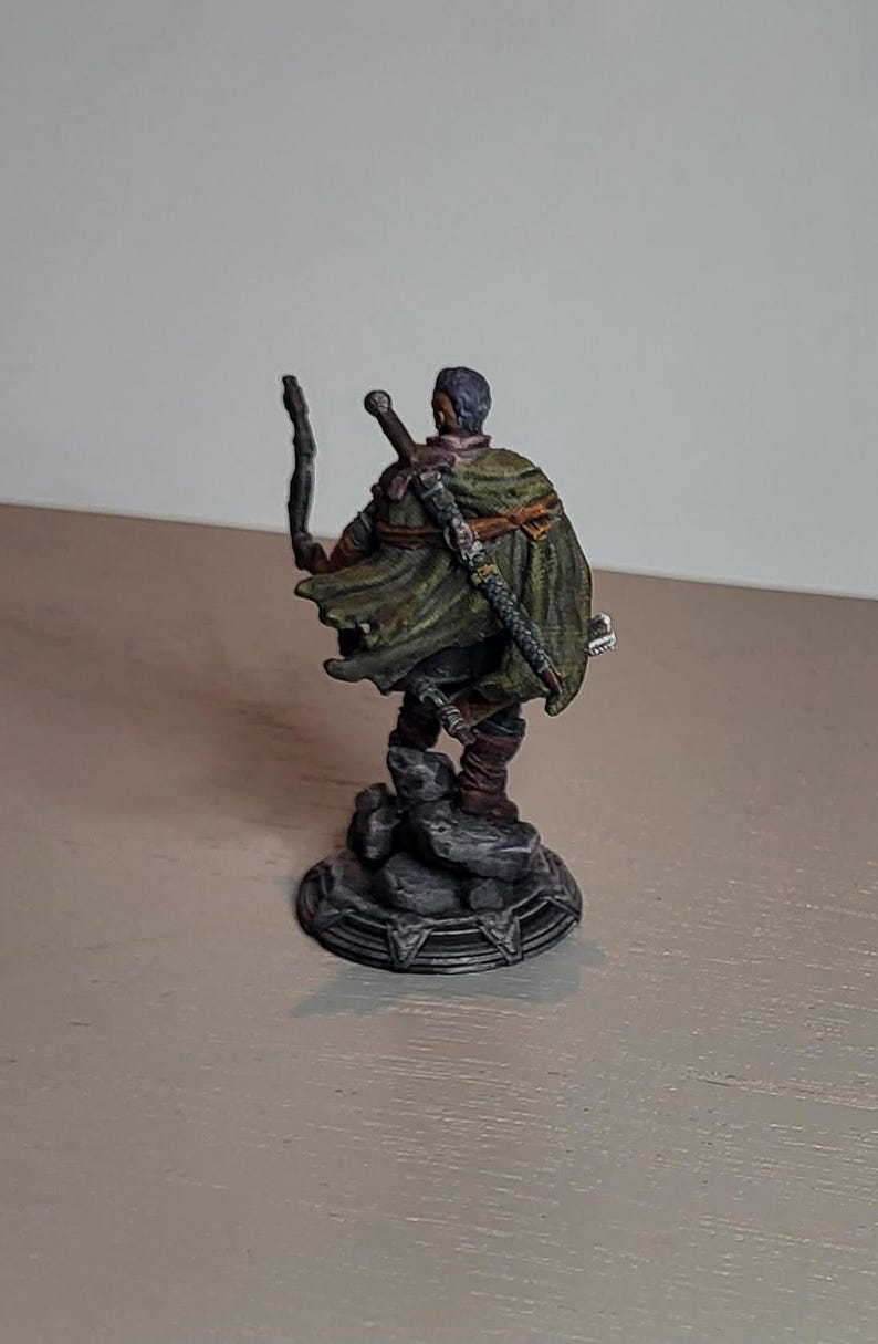 Human Archer Male custom Painted RPG Miniature - Etsy