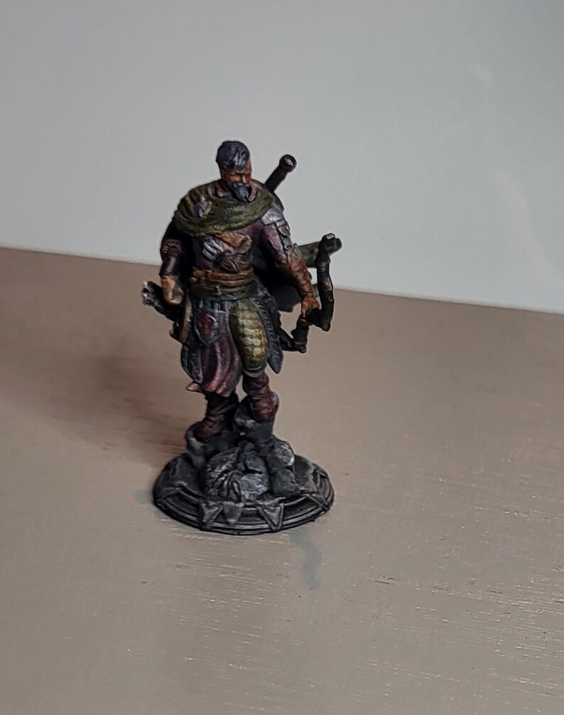 Human Archer Male custom Painted RPG Miniature - Etsy