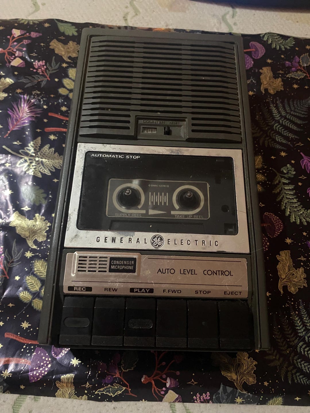 1980s General Electric Portable Cassette Player/recorder. - Etsy