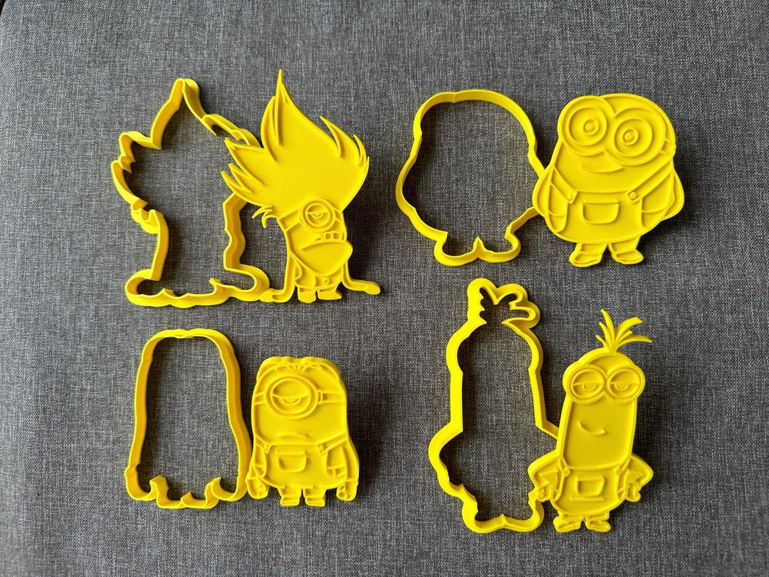 Minion Cookie Cutter Stamp 3D Print - Etsy