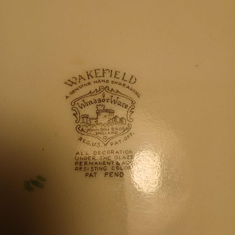 Vintage Johnson Brothers Wakefield Platter: Floral Windsor Ware Serving ...
