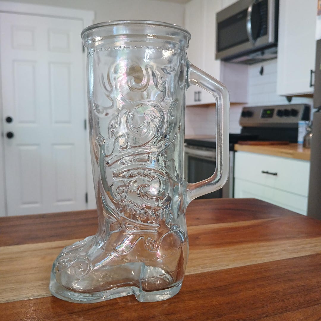 Vintage Libbey Cowboy Boot Beer Mug: 8-inch Rustic Bar Decor - Etsy