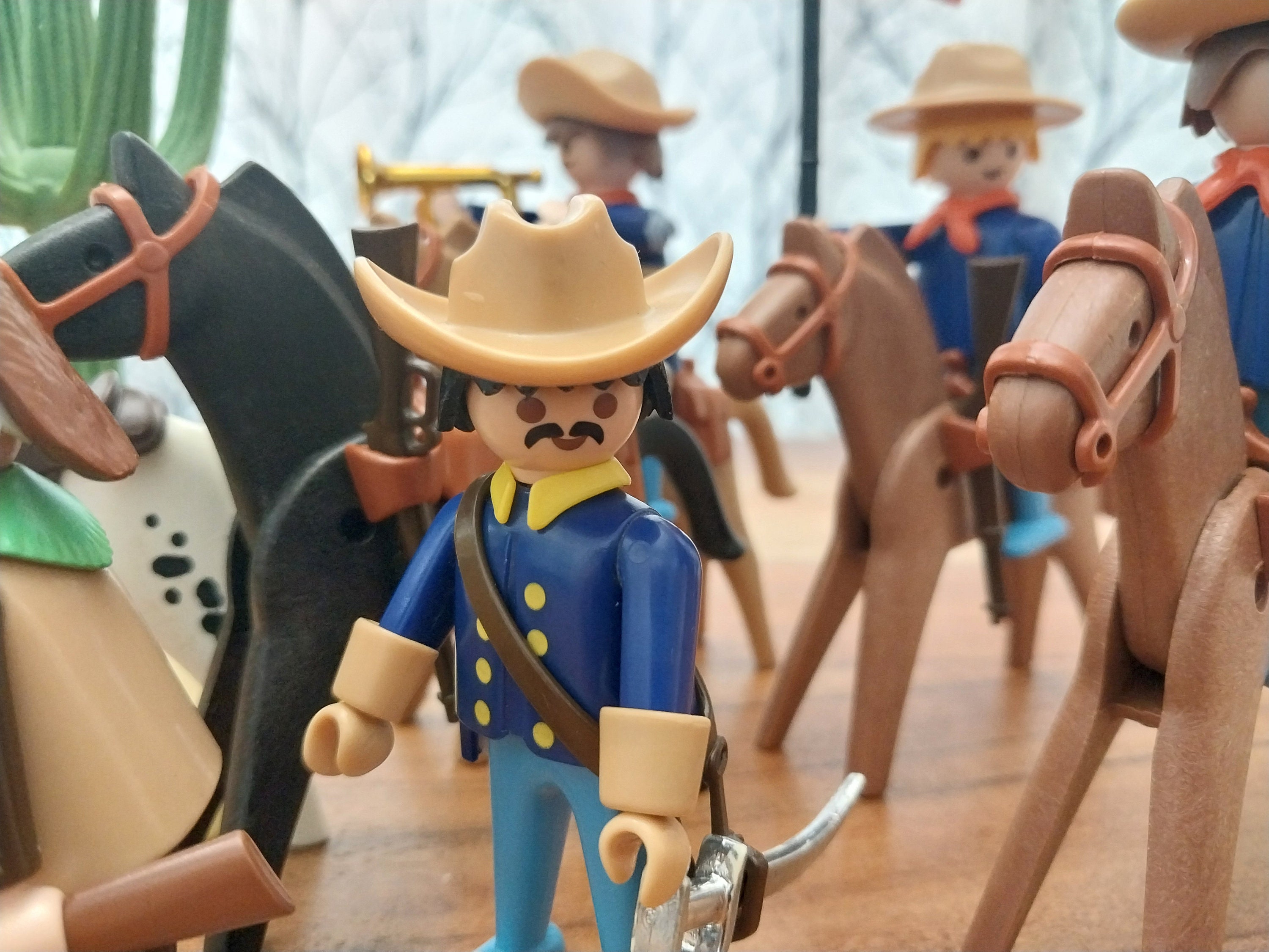 Vintage 1990 Western Playmobil 3485 U.S. Cavalry/civil War Union Set ...