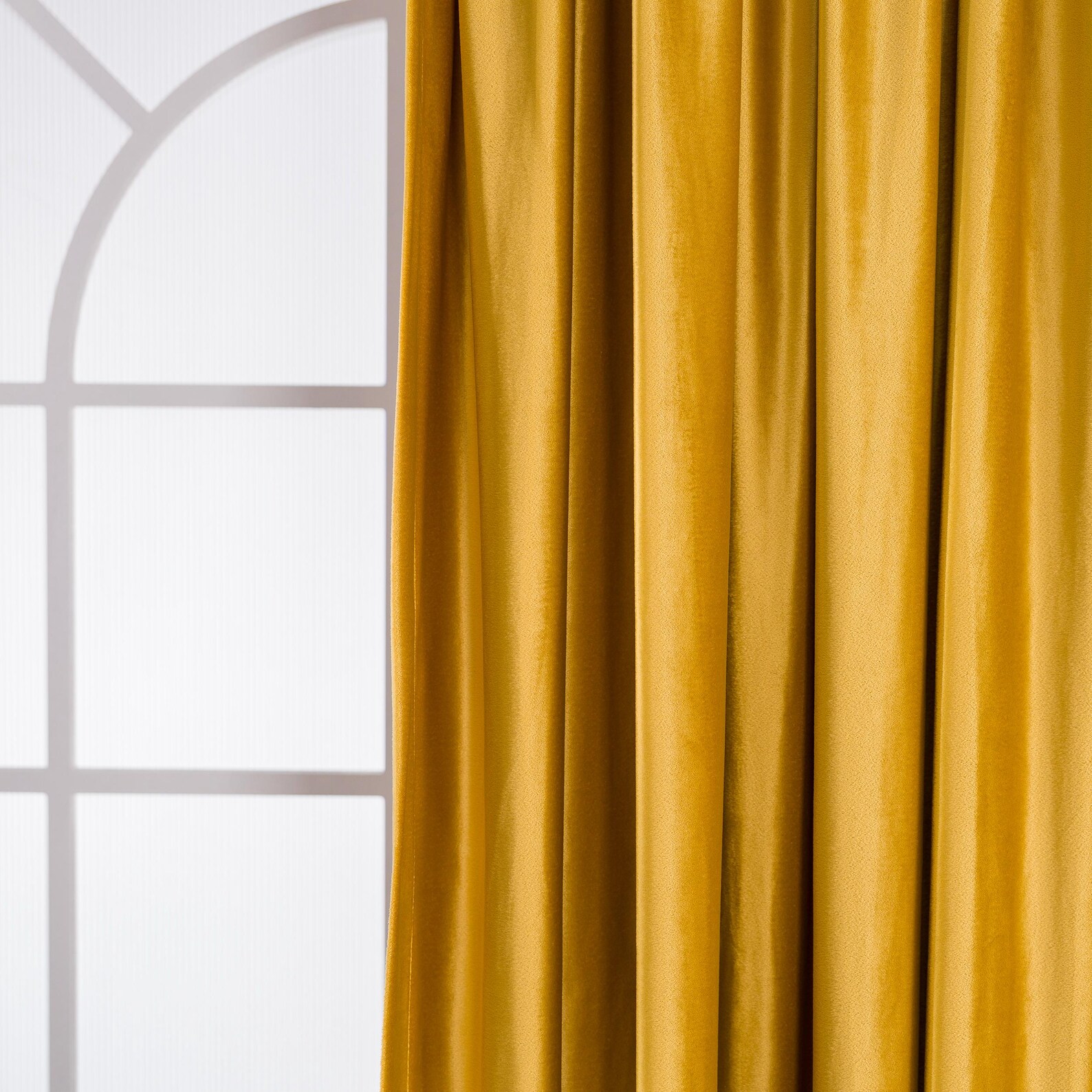 Custom Velvet Curtains for Living Room and Bedroom. Soft Velvet Fabric ...