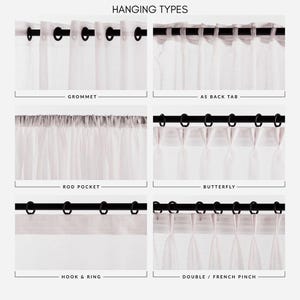 Triple Pleated Linen Curtain Panels.modern Curtains for All Rooms.pinch ...