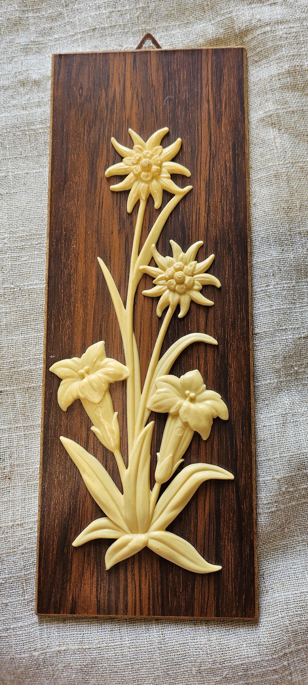 Vintage Flower Decorative Wall Panel, Art Deco, MCM, Home Decor - Etsy