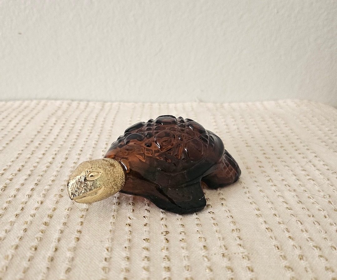 Vintage Avon Treasure Turtle Perfume, Cologne Bottle - Etsy