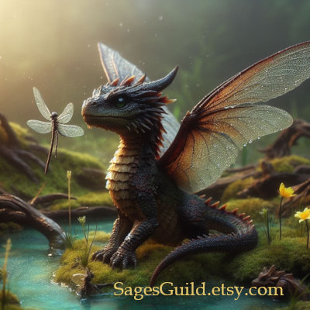 Tiny Pixie Dragon - Etsy