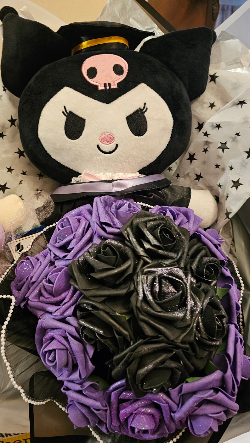 Kuromi Graduation Bouquet - Etsy