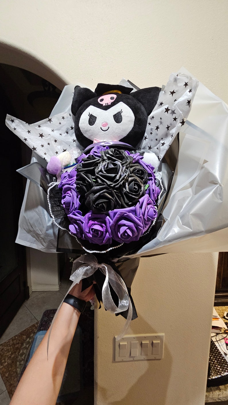 Kuromi Graduation Bouquet - Etsy