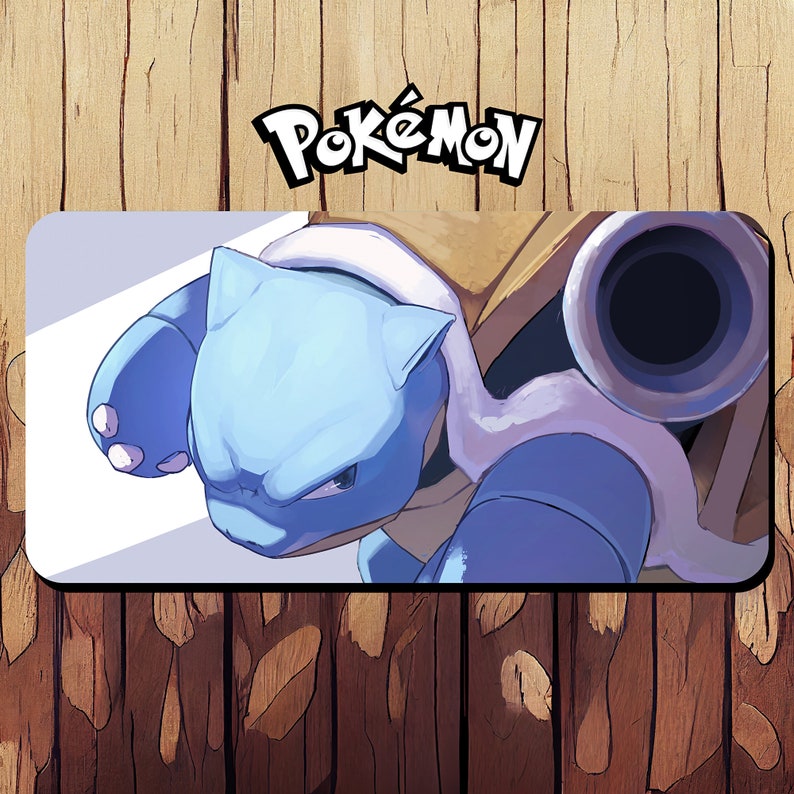 Desk Mat / Playmat Pokemon Blastoise, TCG Playmat / Card Mat - Etsy