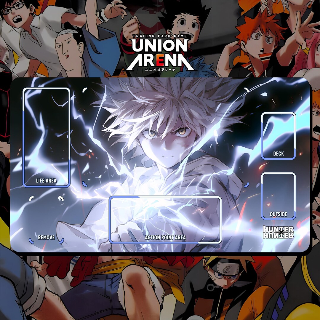 Playmat Union Arena TCG - HXH Killua - 24"x14" (600 X 350 Mm ...