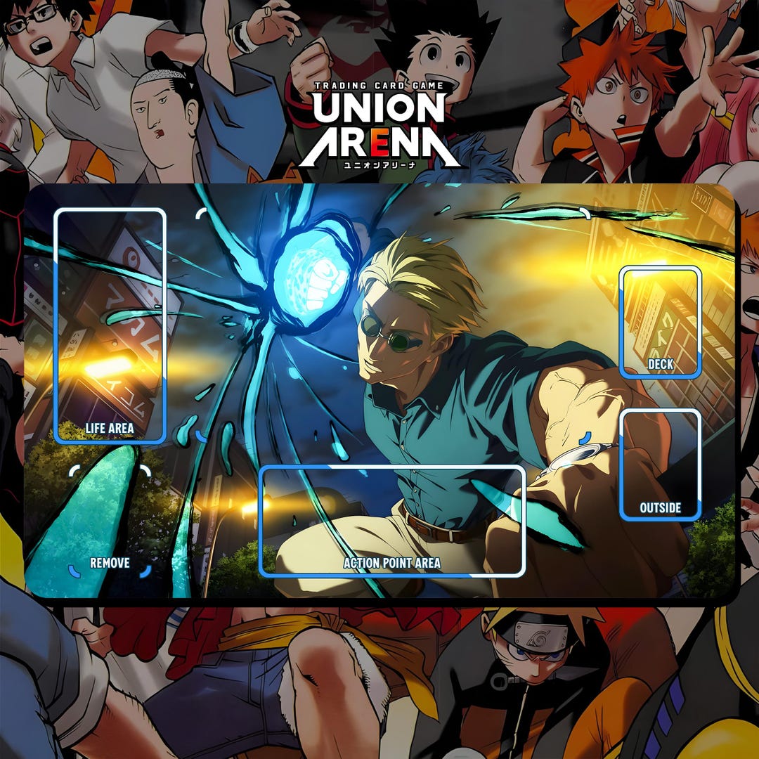 Playmat Union Arena TCG - Nanami - 24"x14" (600 X 350 Mm) - Stitched ...
