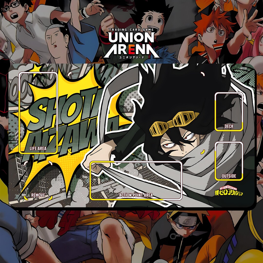 Playmat Union Arena TCG - Aizawa - 24"x14" (600 X 350 Mm) - Stitched ...