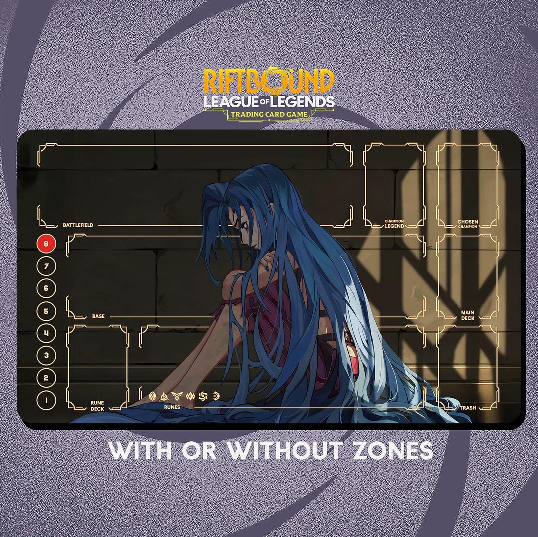Jinx is Alone Playmat Stitched Edges - Riftbound Trading Card Game - 24 ...