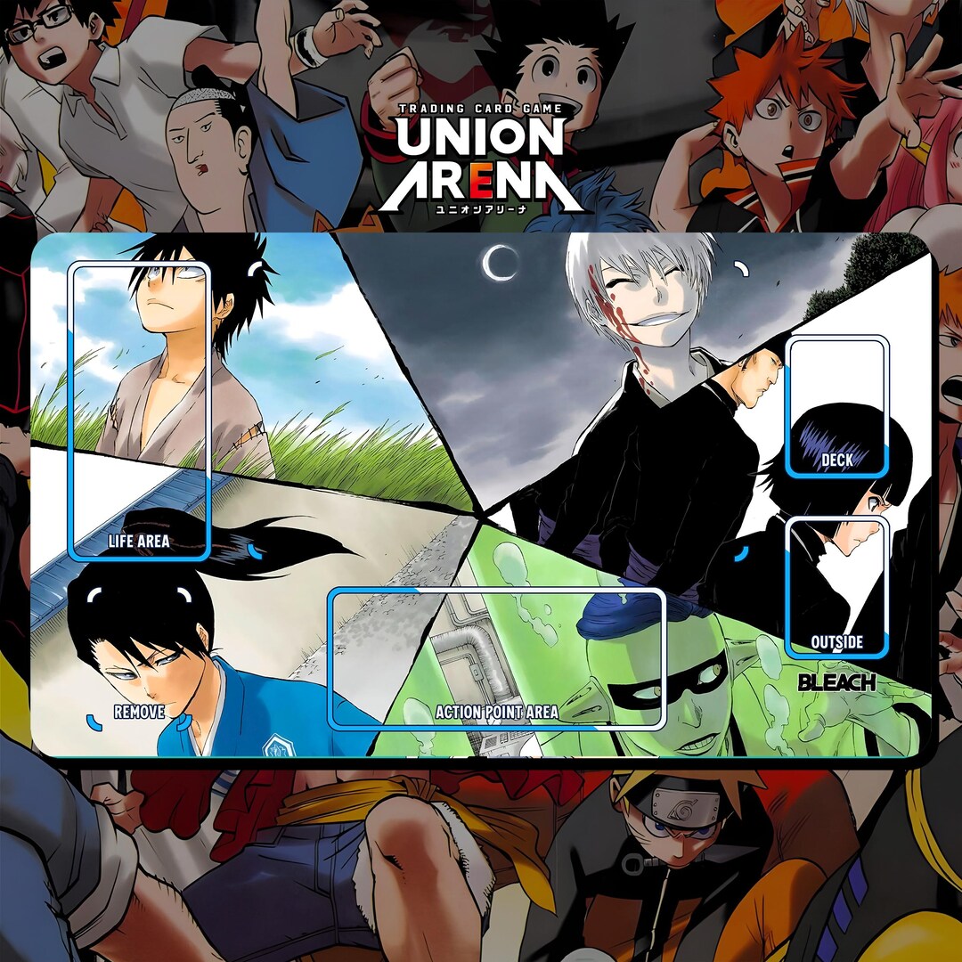 Playmat Union Arena TCG - Kid Gotei 13 - 24"x14" (600 X 350 Mm ...