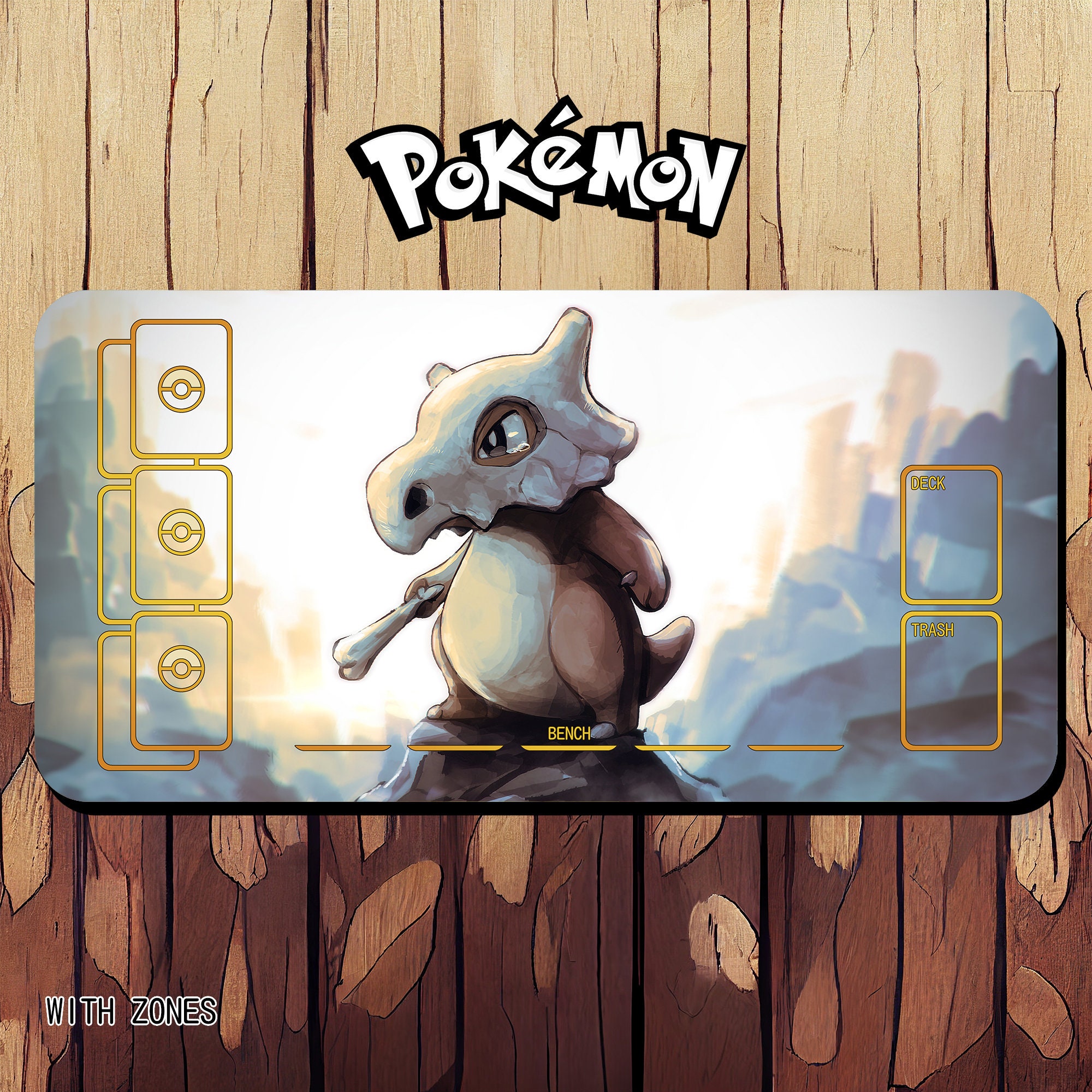 Desk Mat / Playmat Pokemon Cubone, TCG Playmat / Card Mat - Etsy