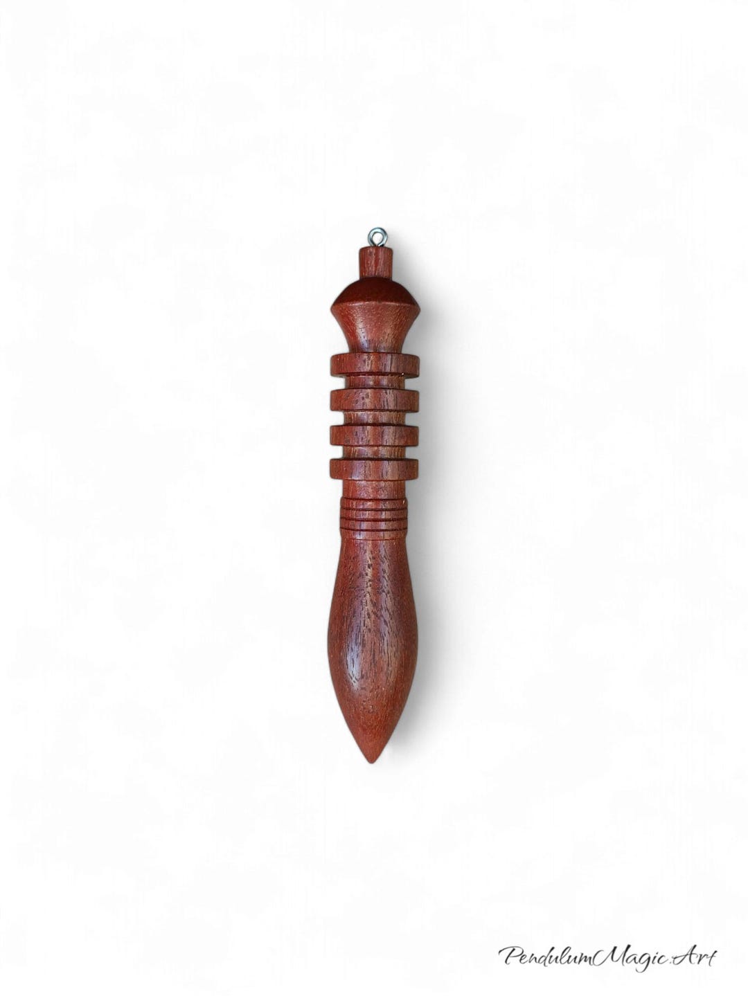 Thoth-djed Pendulum and Amulet in Bulletwood, 10.5x1.8 Centimeters, 19 ...