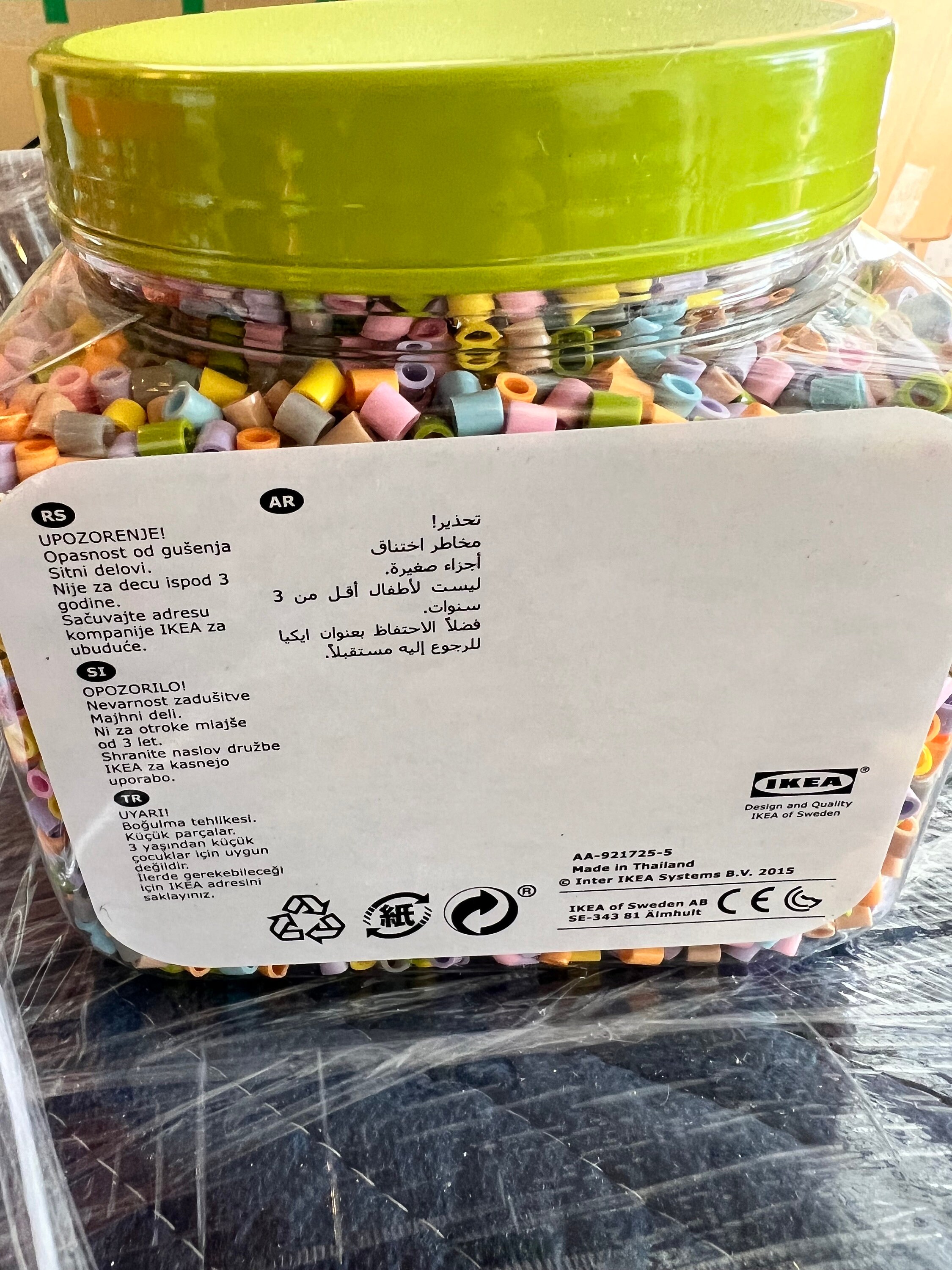 Pyssla Beads From IKEA Pastel Multicolor - Etsy