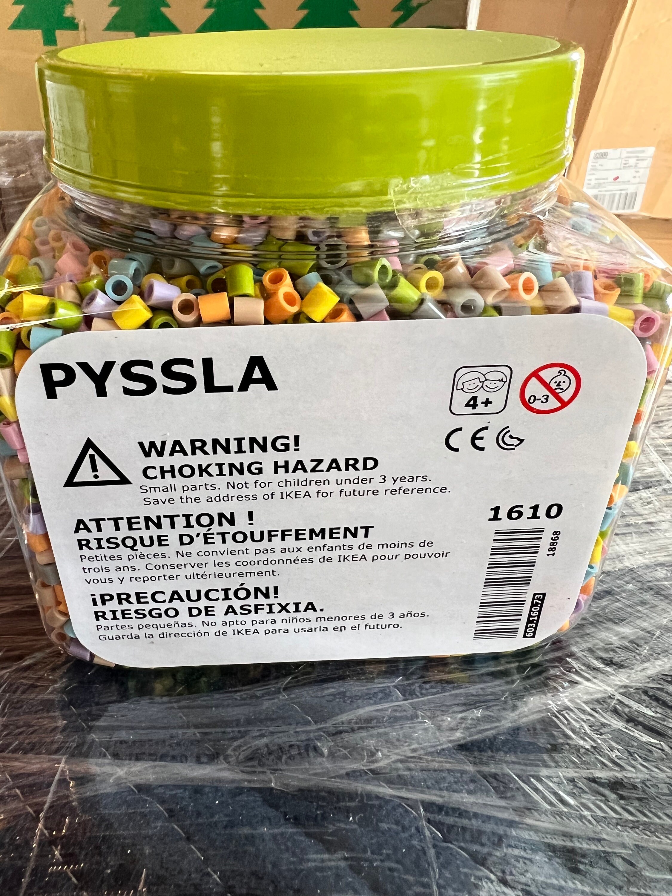 Pyssla Beads From IKEA Pastel Multicolor - Etsy