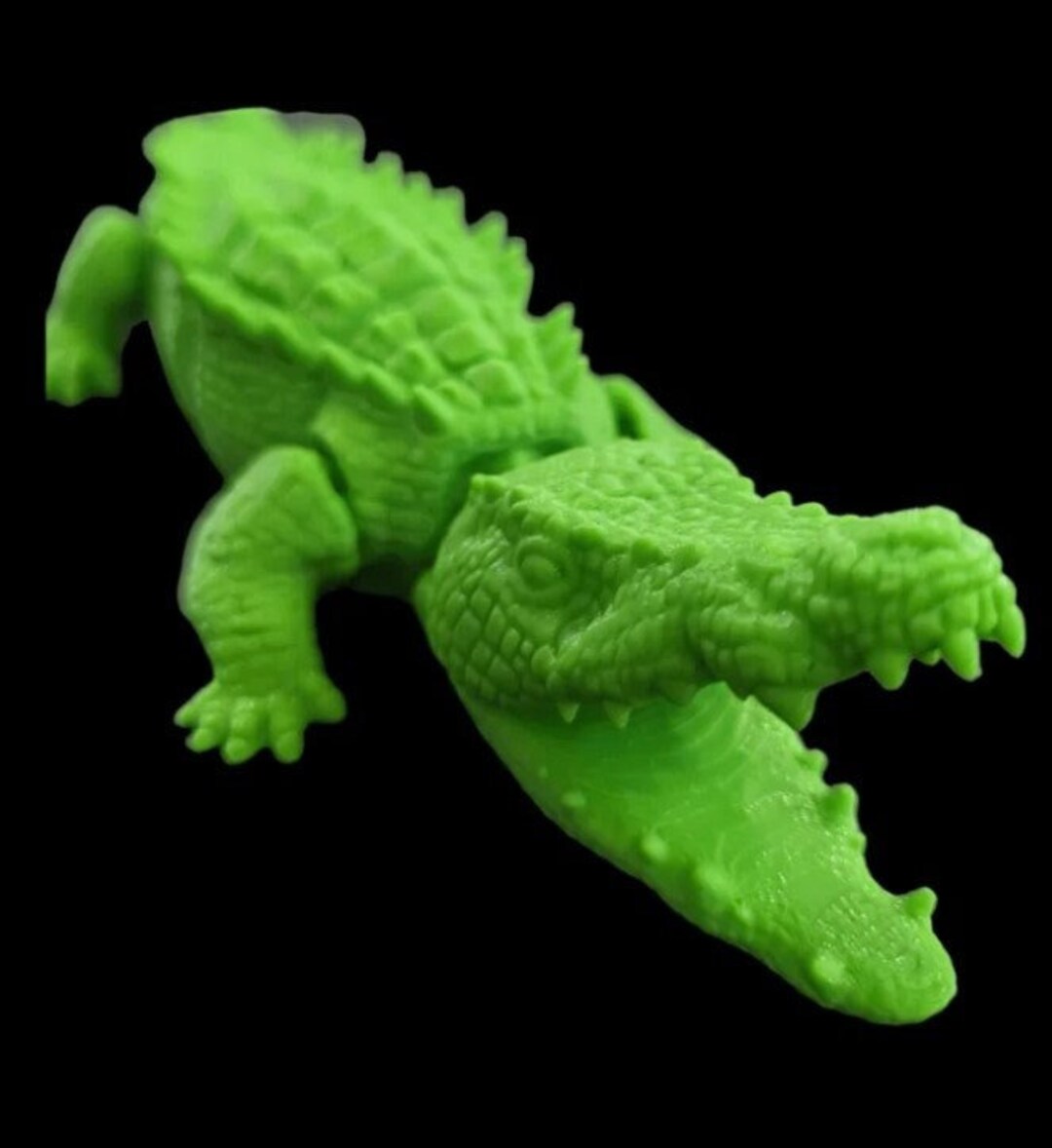Articulated Crocodile Fidget Toy Desk Toy Flexi Crocodile 3D Printed ...