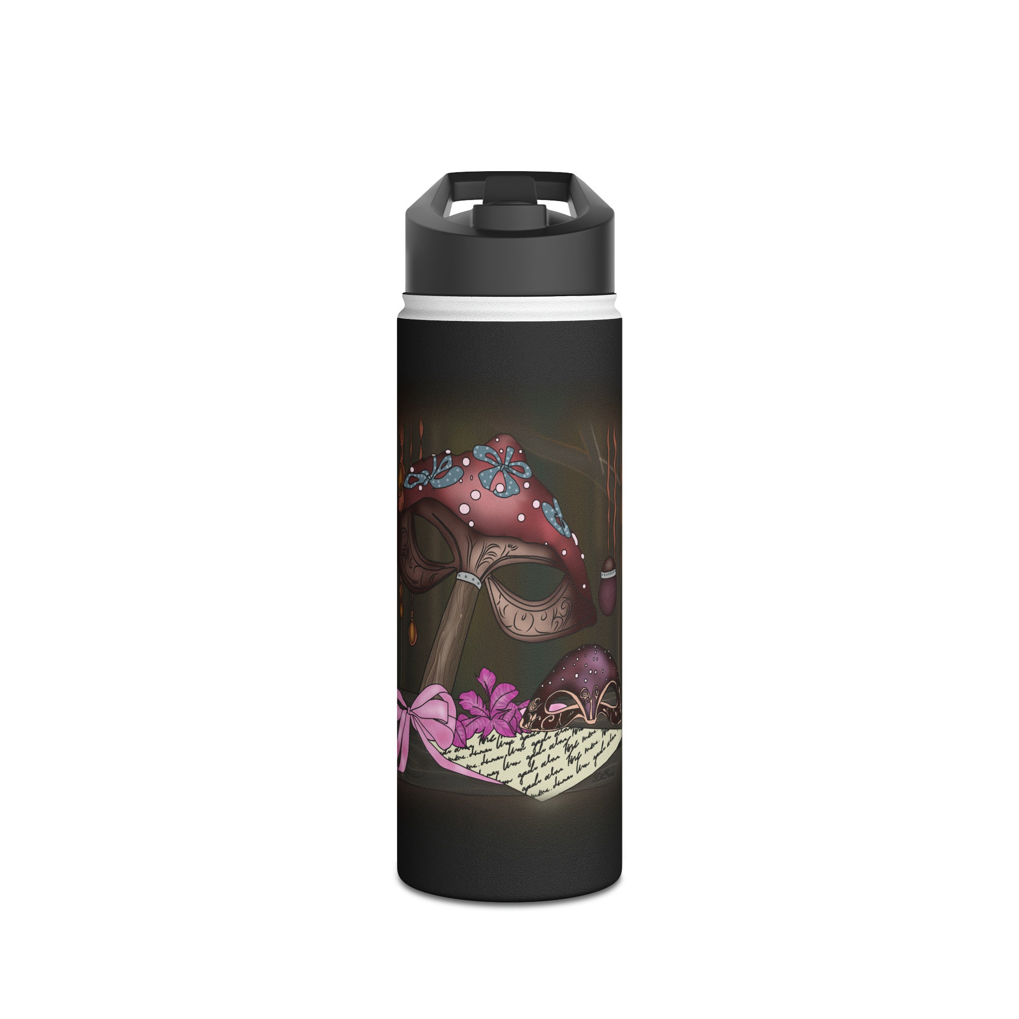 Fantasy Mushroom Stainless Steel Water Bottle, Standard Lid - Etsy