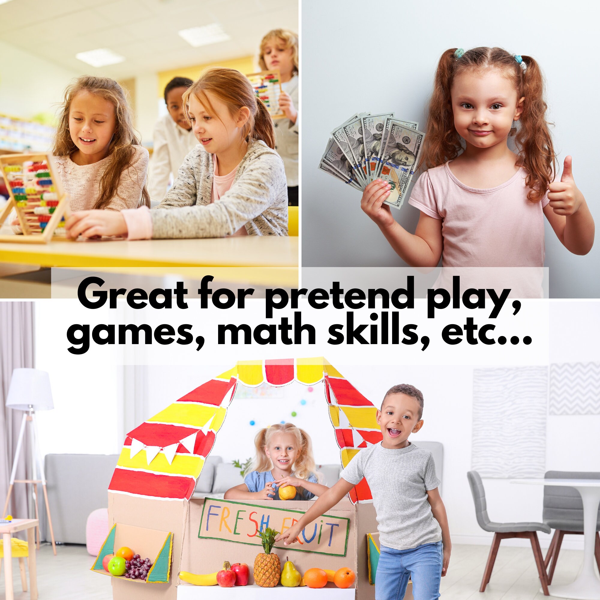 Printable Play Money & Credit Cards - Etsy