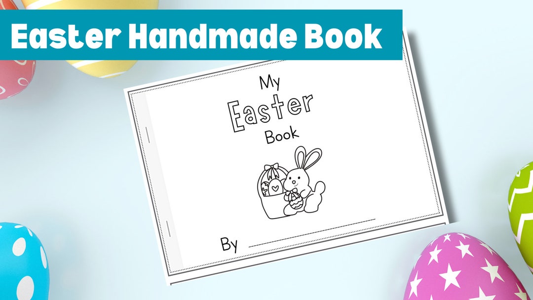 Easter Homemade Book : Let's Learn Adjectives Too! - Etsy