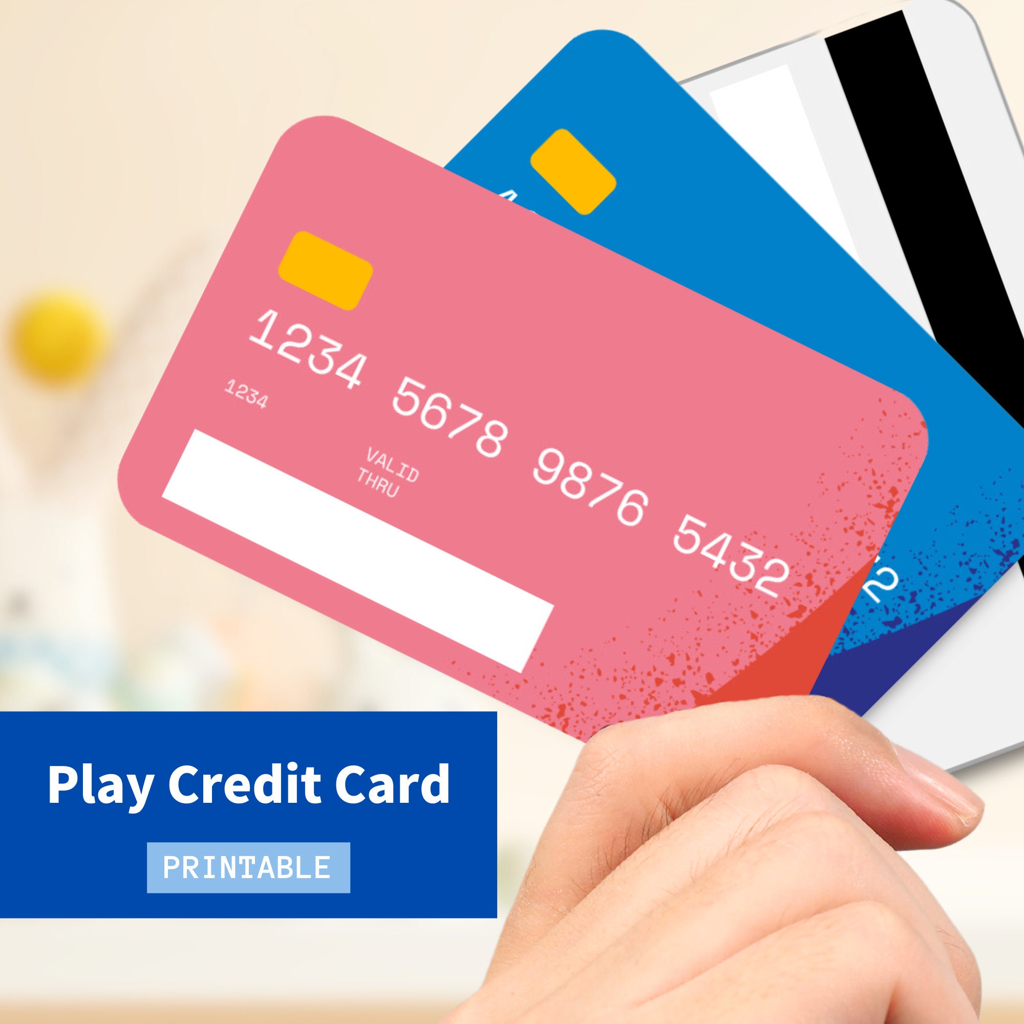 Printable Play Money & Credit Cards - Etsy