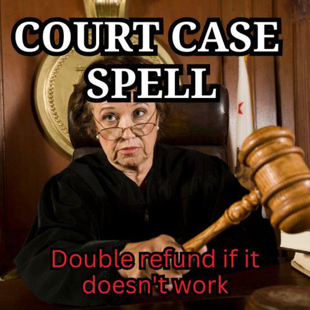 WIN COURT CASE Spell, Win Legal Case, Justice Spell, Win Lawsuits ...